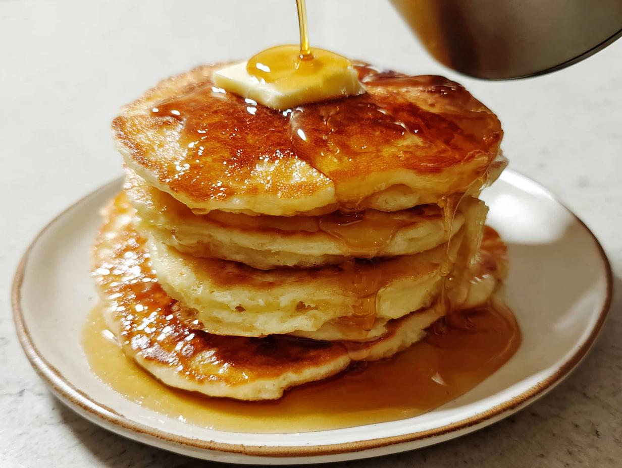 Fluffy 10 Min Easy Homemade Pancakes