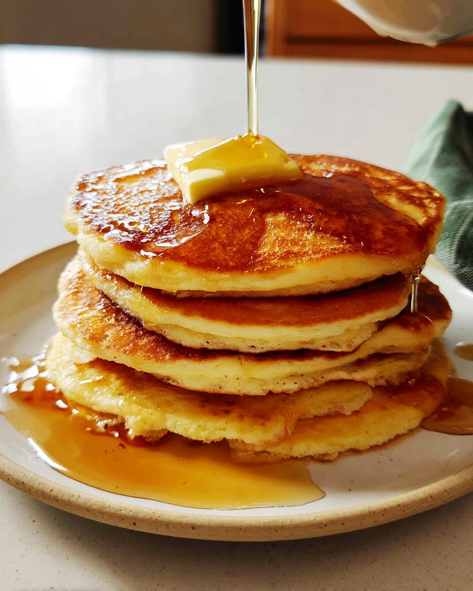 Fluffy 10 Min Easy Homemade Pancakes