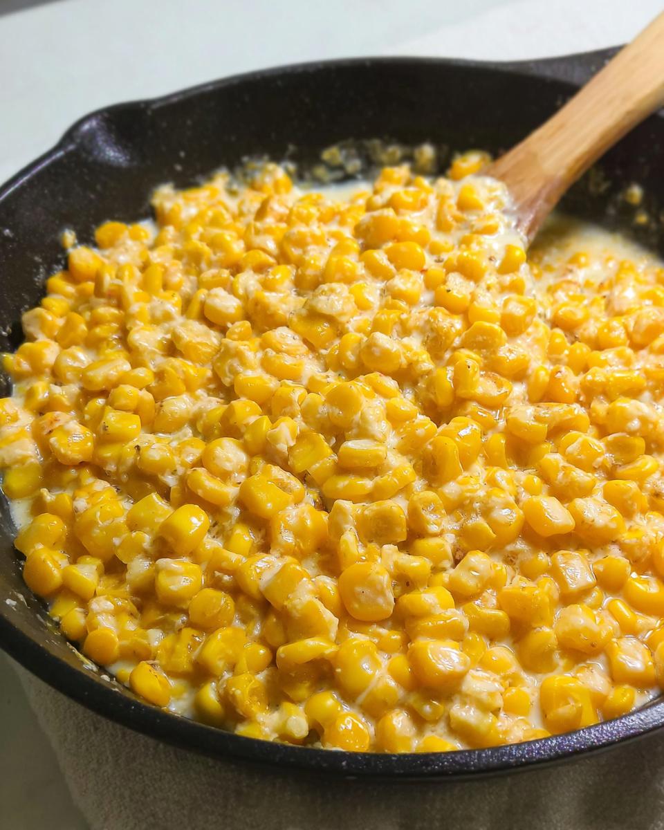 Easy Skillet Corn with Honey Butter - 13 Min