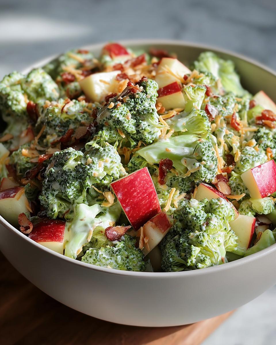 Amazing Honeycrisp Apple Broccoli Salad in 15 min