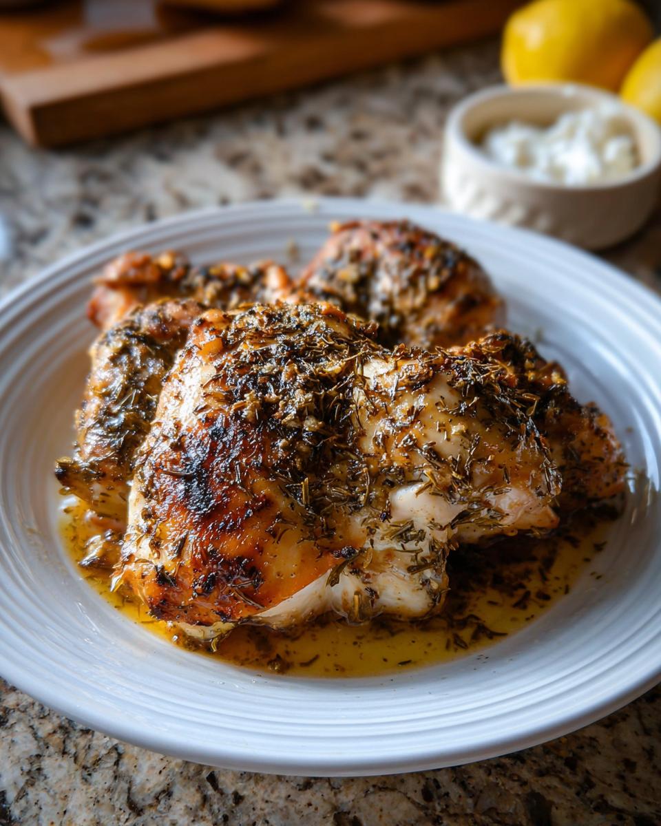 5-Minute Prep Baked Greek Lemon Oregano Chicken