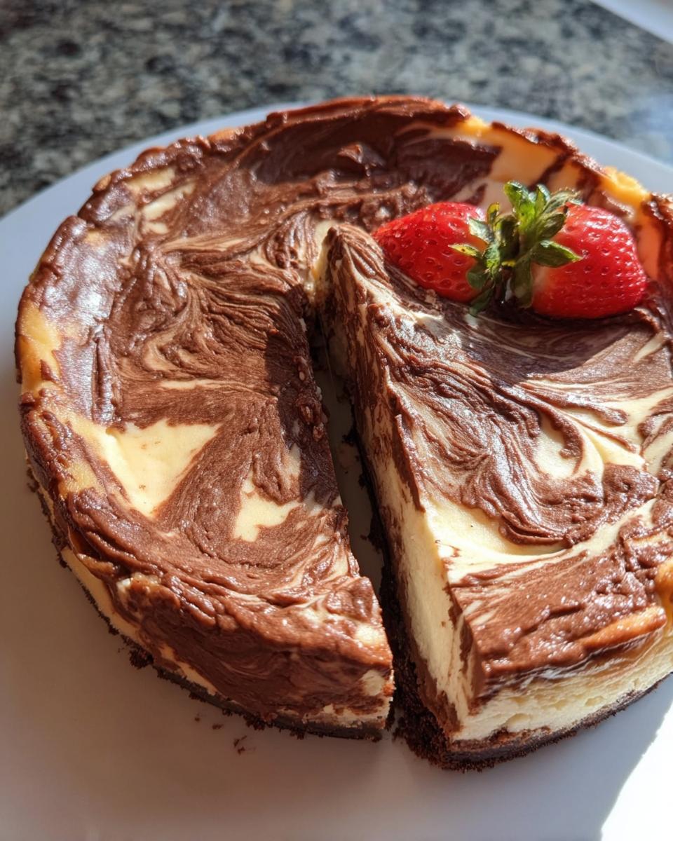 Divine Chocolate Marble Cheesecake: 1 Secret