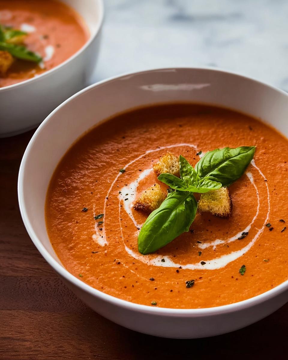 Amazing 40-Min Creamy Tomato Basil Soup