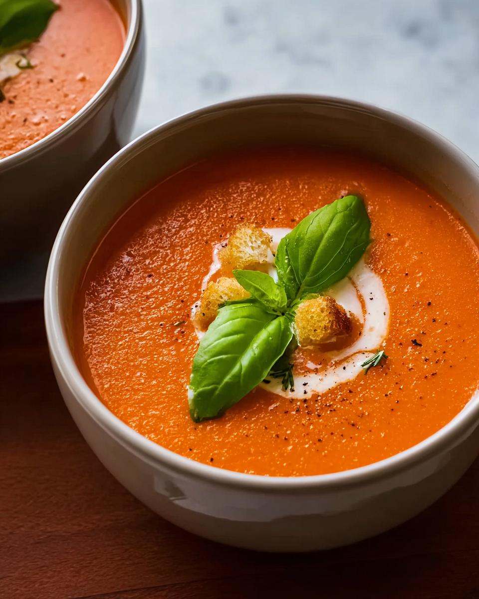 Amazing 40-Min Creamy Tomato Basil Soup