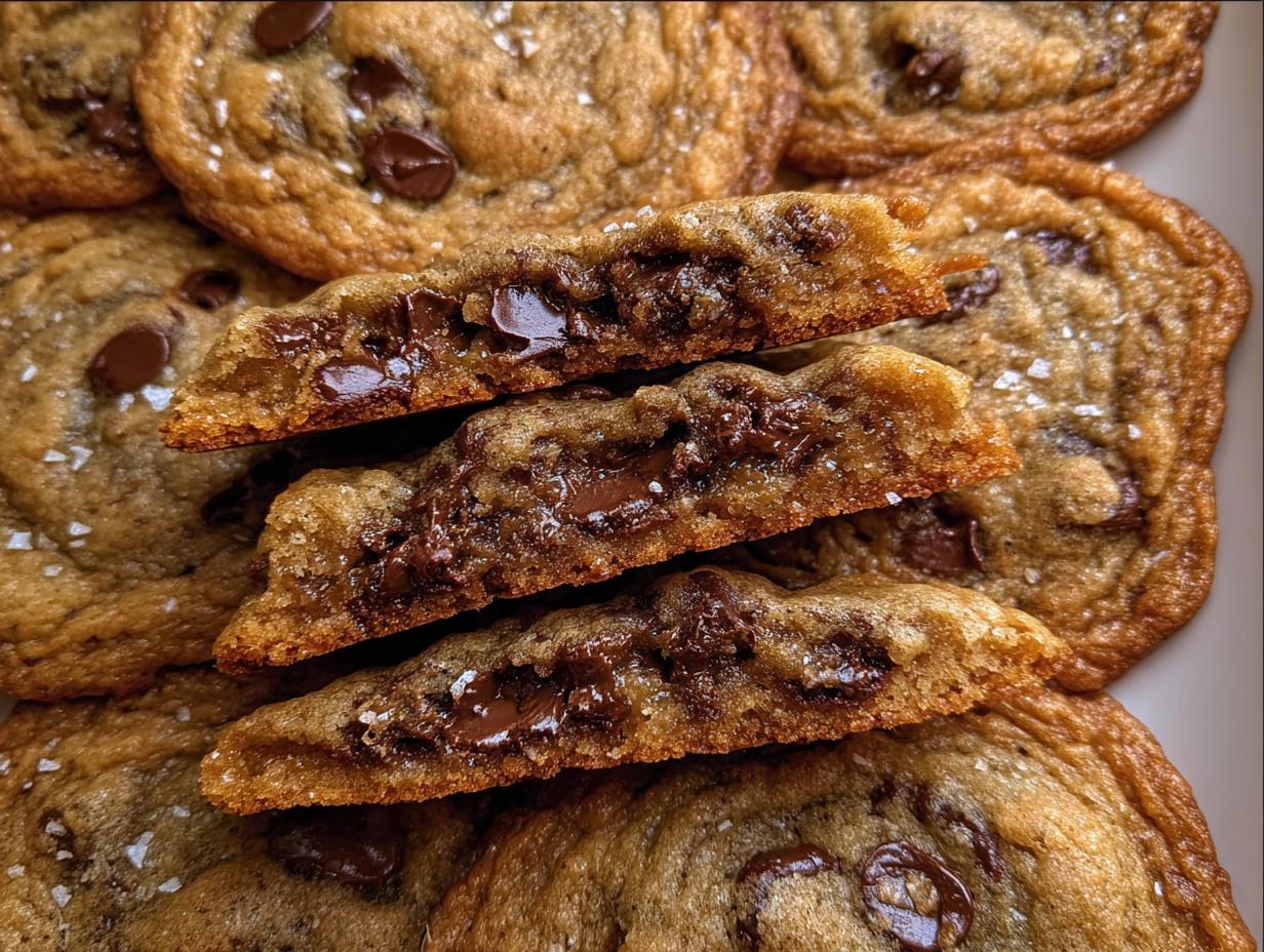 Amazing 10 Crispy Chewy Thin Chocolate Chip Cookies