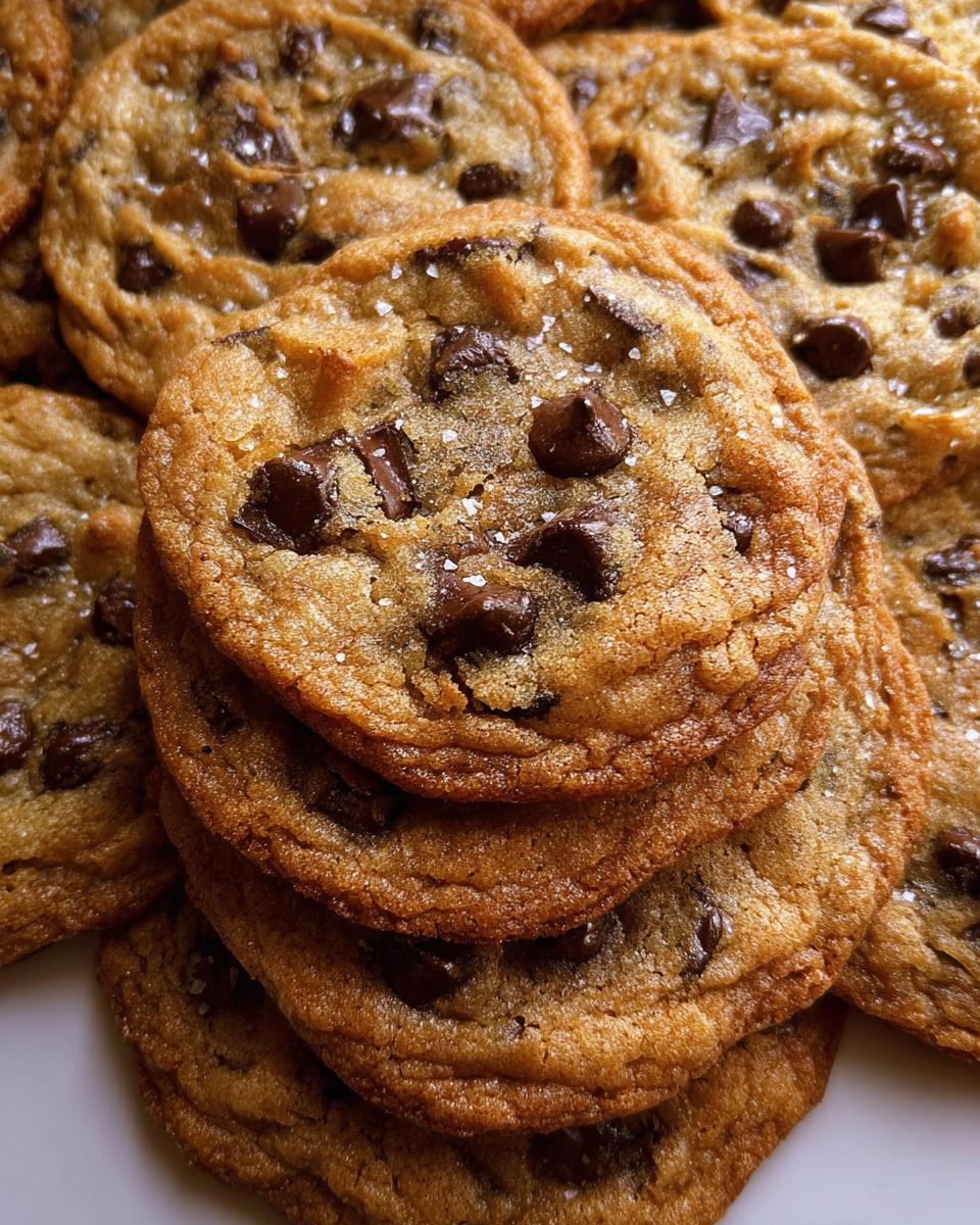 Amazing 10 Crispy Chewy Thin Chocolate Chip Cookies