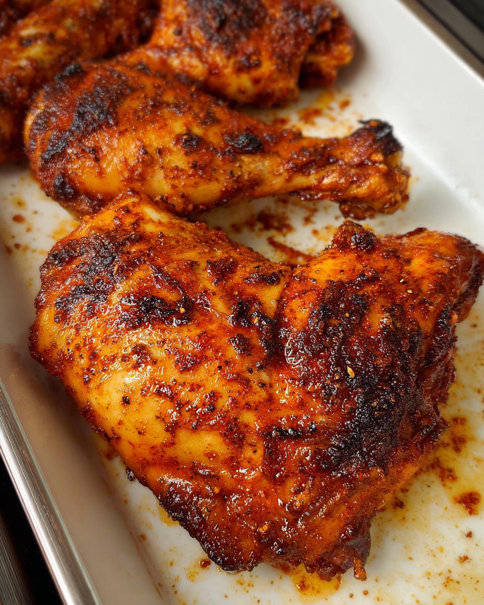 Amazing 5-star Paprika Garlic Baked Chicken Quarters