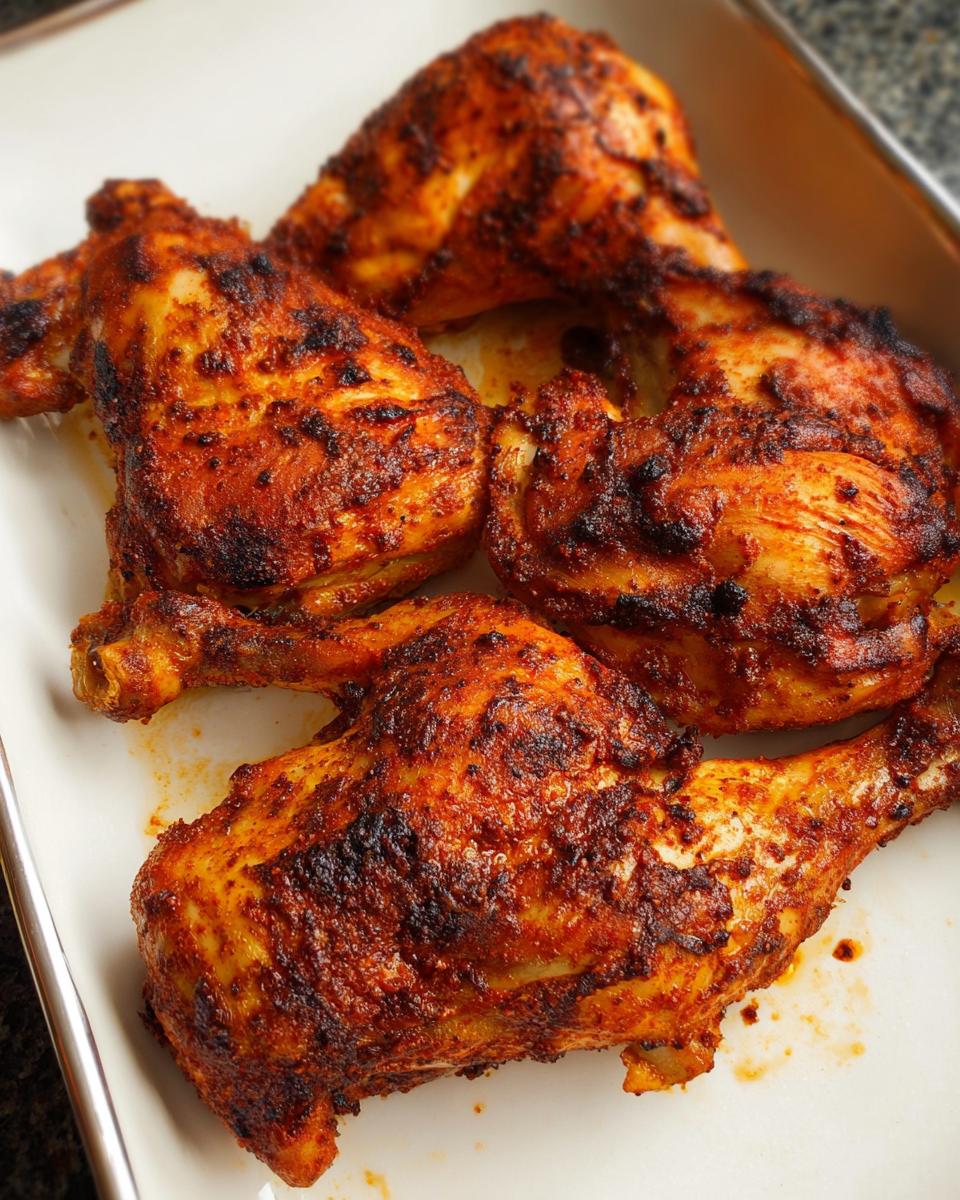 Amazing 5-star Paprika Garlic Baked Chicken Quarters