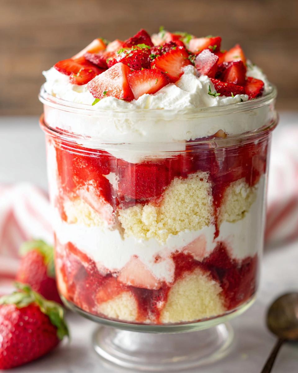 5 Amazing Strawberry Shortcake Trifle in a Jar