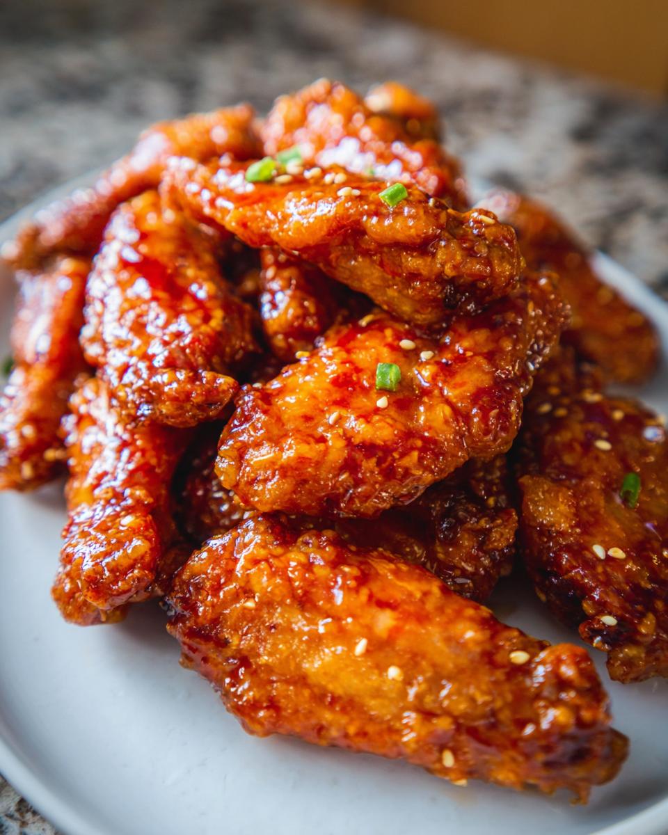 Amazing 5-Star Sweet Chili Glazed Chicken Wings